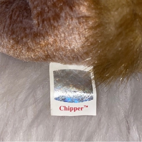 Ty | Toys | Vintage 999 Ty Beanie Babies Chipper The Chipmunk 4259 New ...